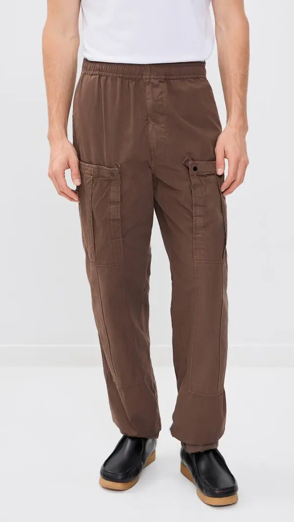Stone Island Ripstop Cotton-nylon Cargo Pants