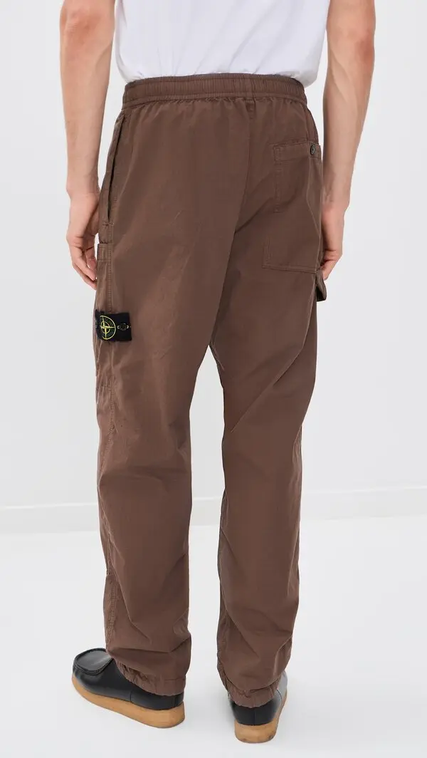 Stone Island Ripstop Cotton-nylon Cargo Pants