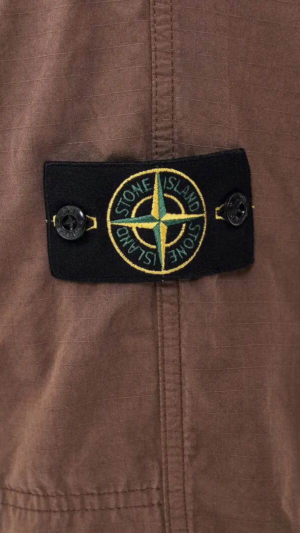 Stone Island Ripstop Cotton-nylon Cargo Pants