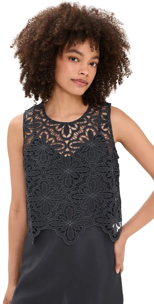Splendid Eyelet Top