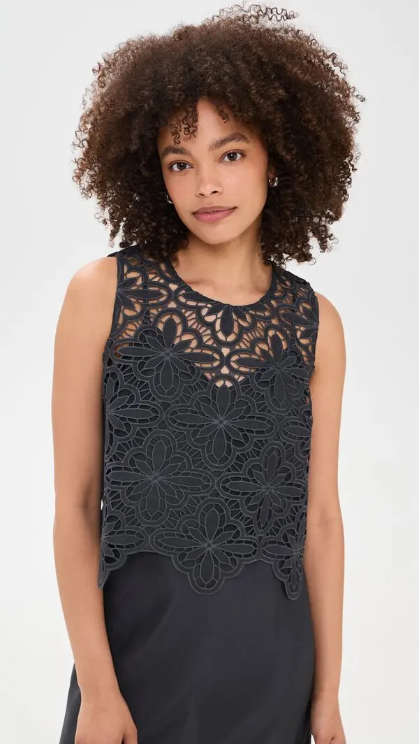 Splendid Eyelet Top