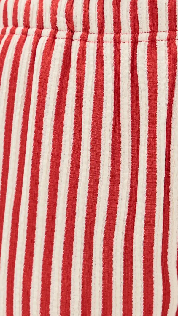 BAILEY ROSE Striped Knit Shorts