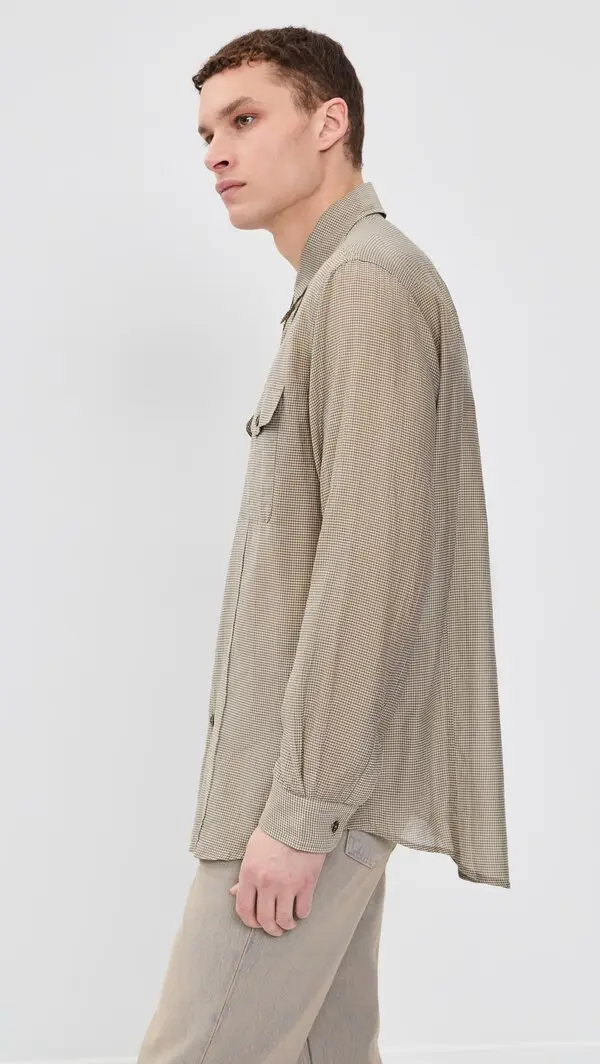 Our Legacy Cotton Silk Plough Shirt