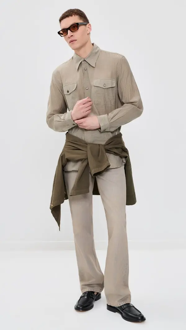 Our Legacy Cotton Silk Plough Shirt