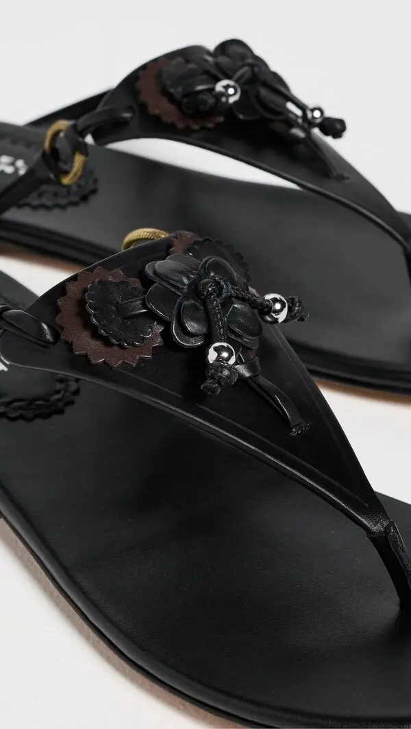 Isabel Marant Étoile Elato Thong Sandals - Black