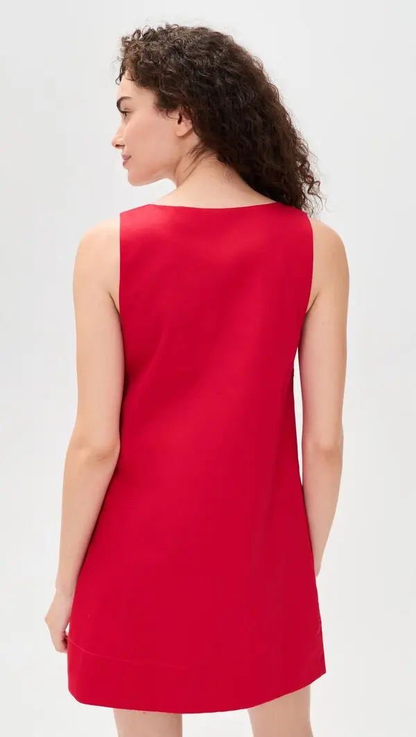 Joe's Jeans Scoop Neck Mini Dress - Cherry Red