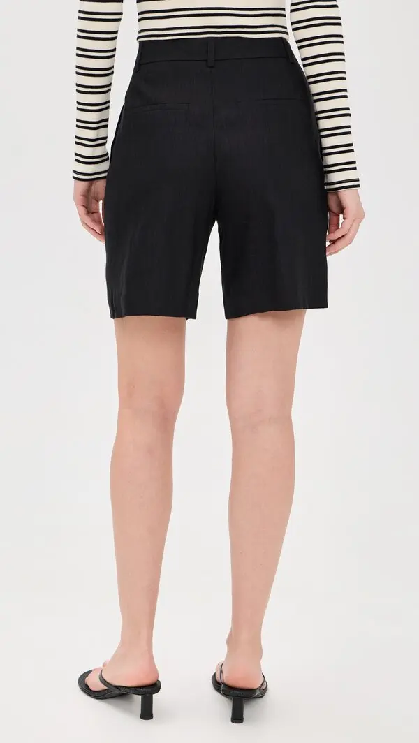 Alice + Olivia Conry Pleated Bermuda Shorts