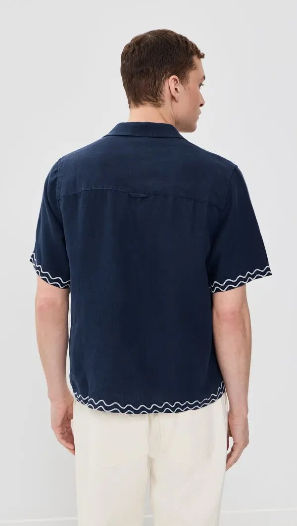 FAR AFIELD Veloso Flock Palm Shirt