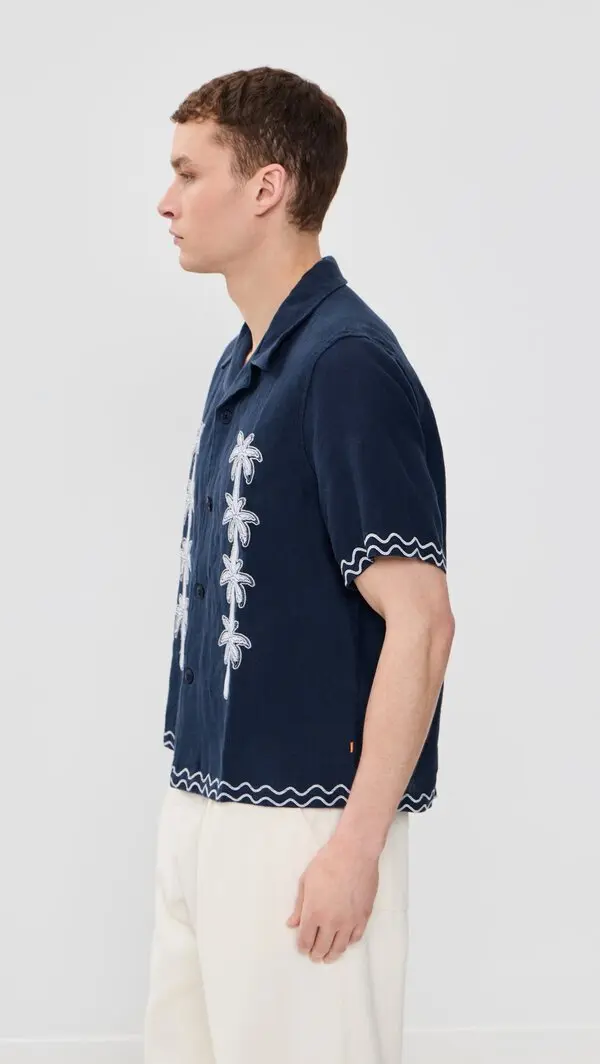 FAR AFIELD Veloso Flock Palm Shirt