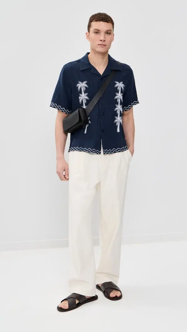 FAR AFIELD Veloso Flock Palm Shirt