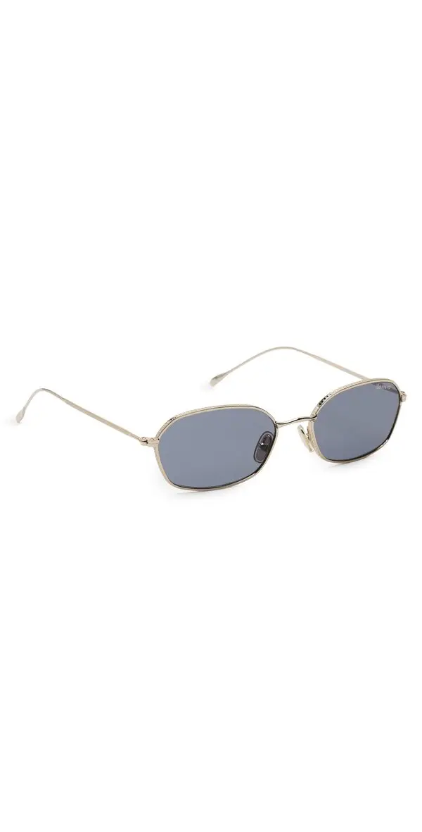 Illesteva East Houston Sunglasses - Gold W/ Grey Flat