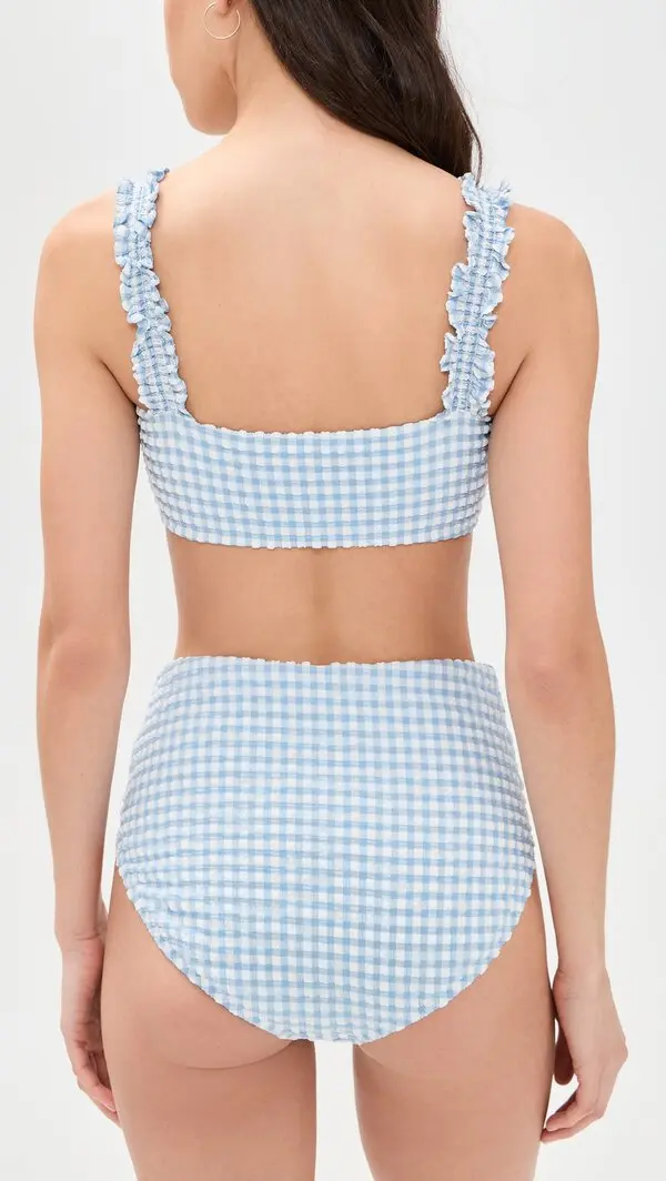 Hill House Home Teagan Bikini Set - Blue Gingham