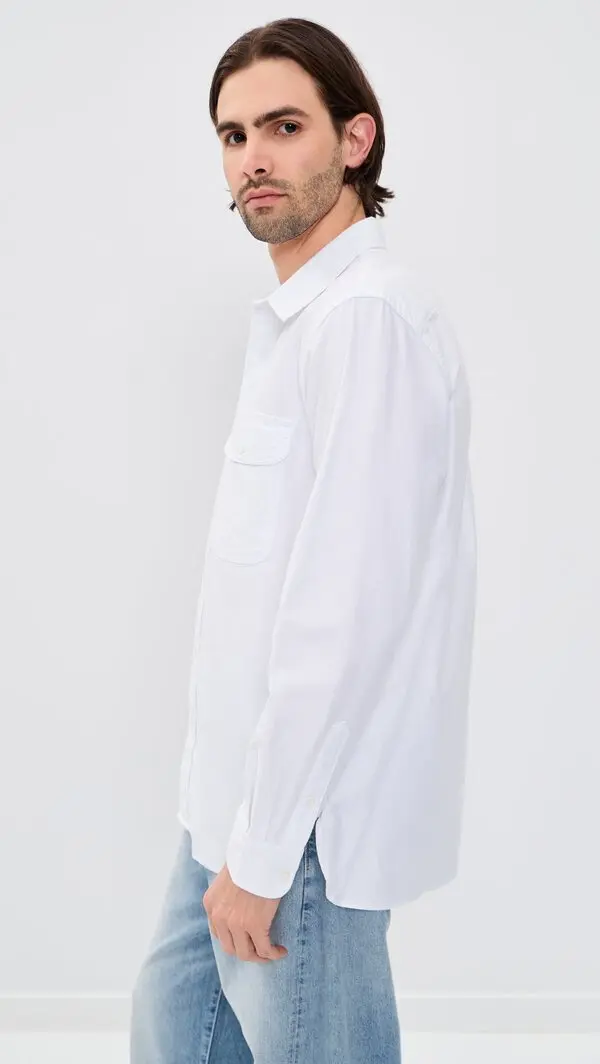 Madewell Long Sleeve Cotton Oxford Shirt
