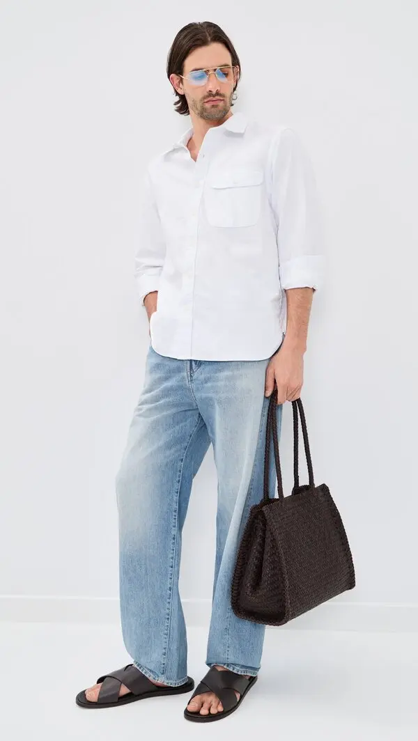 Madewell Long Sleeve Cotton Oxford Shirt