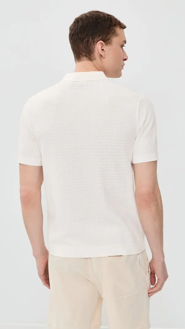 Theory Carin Short Sleeve Shirt In Tactile Cotton