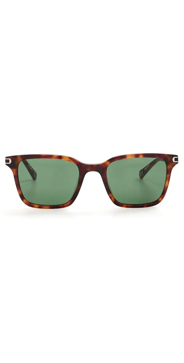 Orlebar Brown Robbie Sunglasses - Tortoiseshell/pine Green