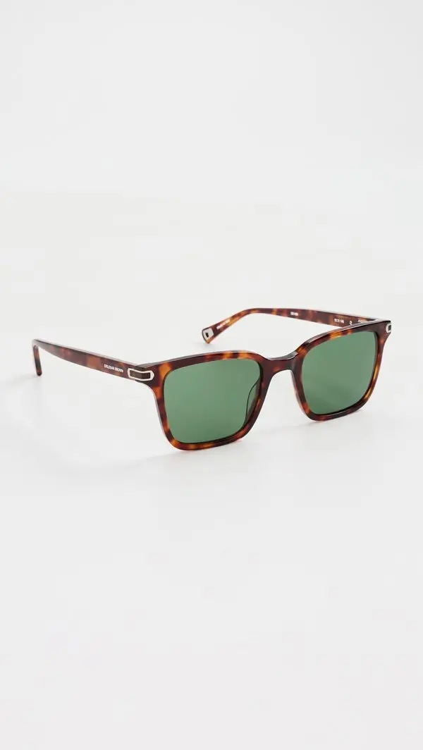 Orlebar Brown Robbie Sunglasses - Tortoiseshell/pine Green