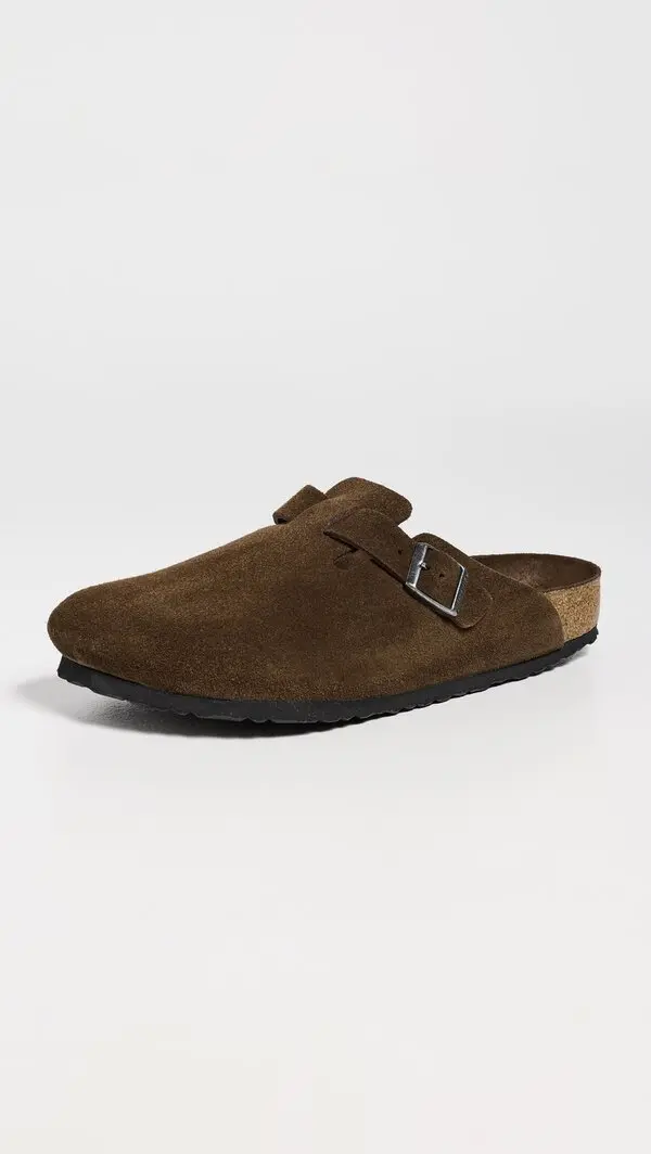 BIRKENSTOCK Boston Soft Footbed Tonal Sandals - Carafe