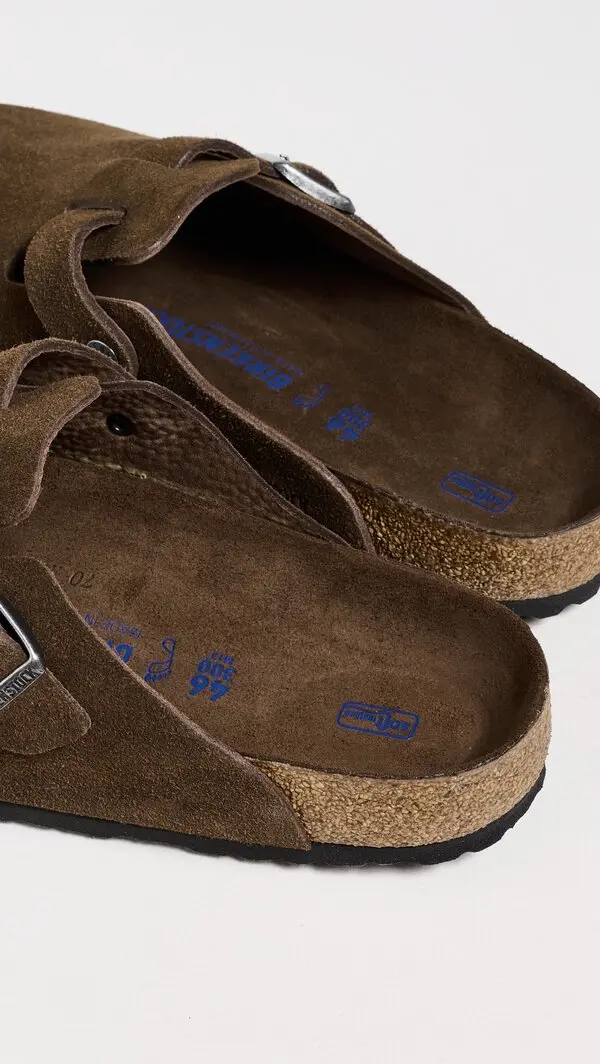 BIRKENSTOCK Boston Soft Footbed Tonal Sandals - Carafe