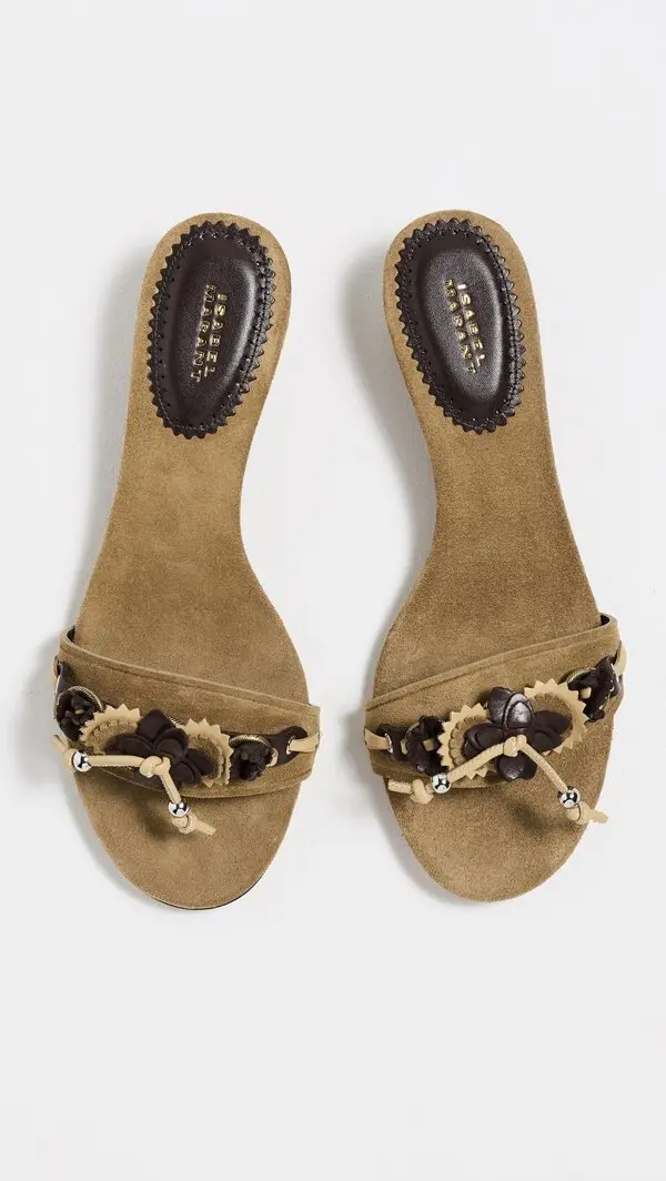 Isabel Marant Étoile Iela Wedge Mule Sandals