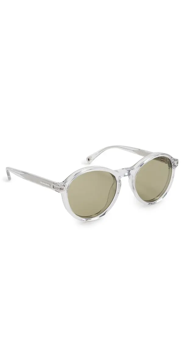 Orlebar Brown The Billie Sunglasses - Crystal/herbal Green