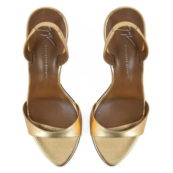 GIUSEPPE ZANOTTI Lilibeth 90 Slingback Sandal - Gold