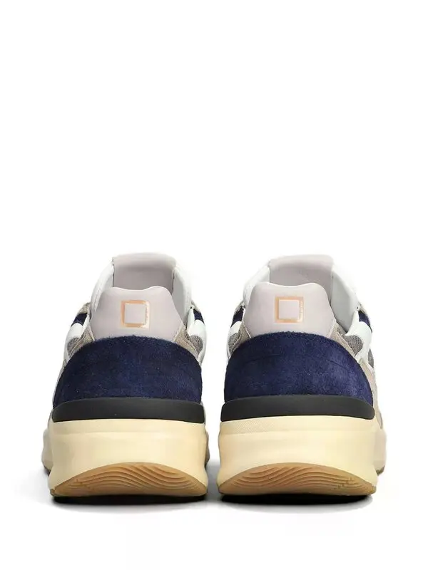 D.a.t.e. Fuga 20 Panelled Lace-up Sneakers - Neutrals