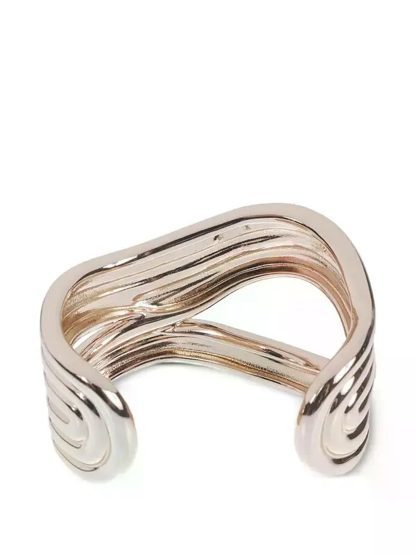 Max Mara Wavy Cuff Bracelet