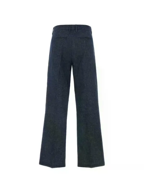 Max Mara Pressed-crease Wide-leg Jeans