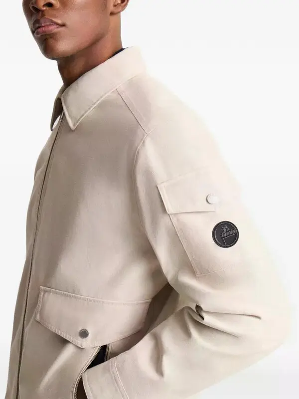 Fusalp Fralis Chambray Bomber Jacket - Neutrals