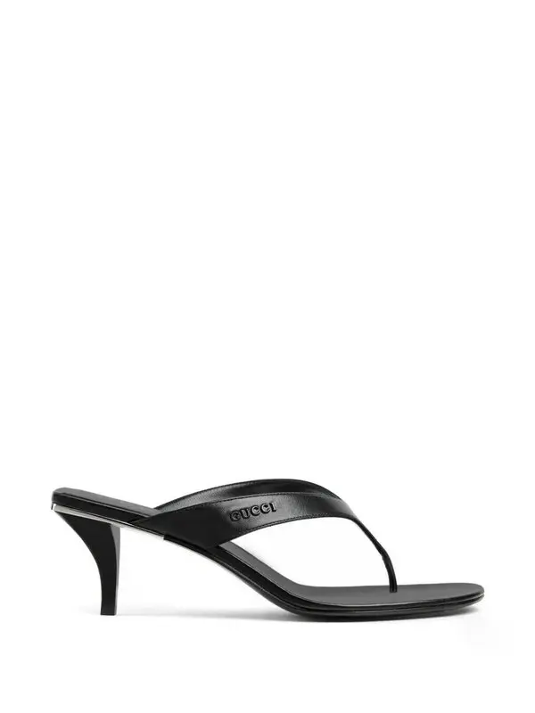 Gucci Vittoria Leather Sandals