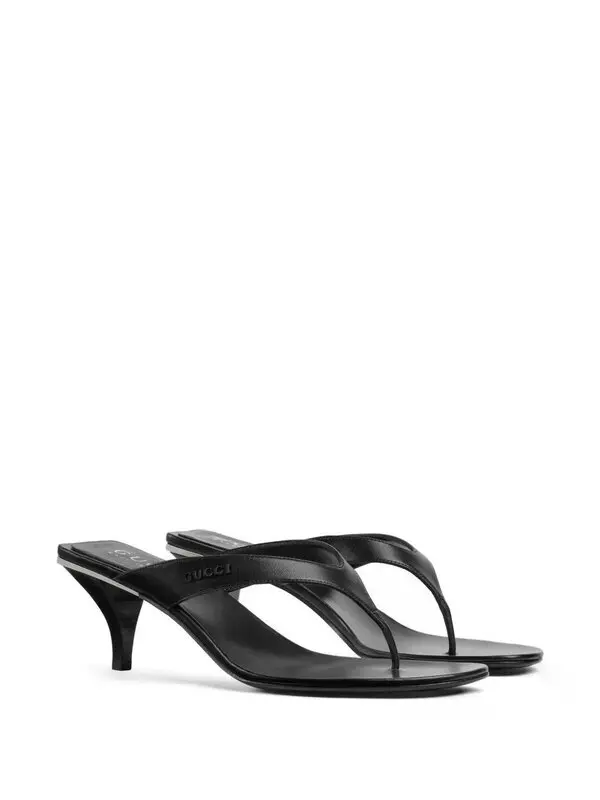 Gucci Vittoria Leather Sandals