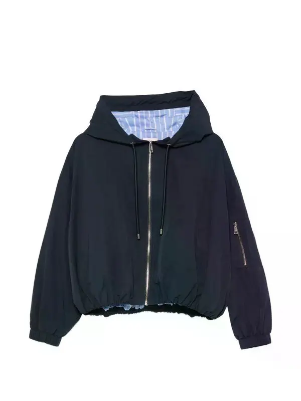 Liu Jo Hooded Zip Jacket - Blue
