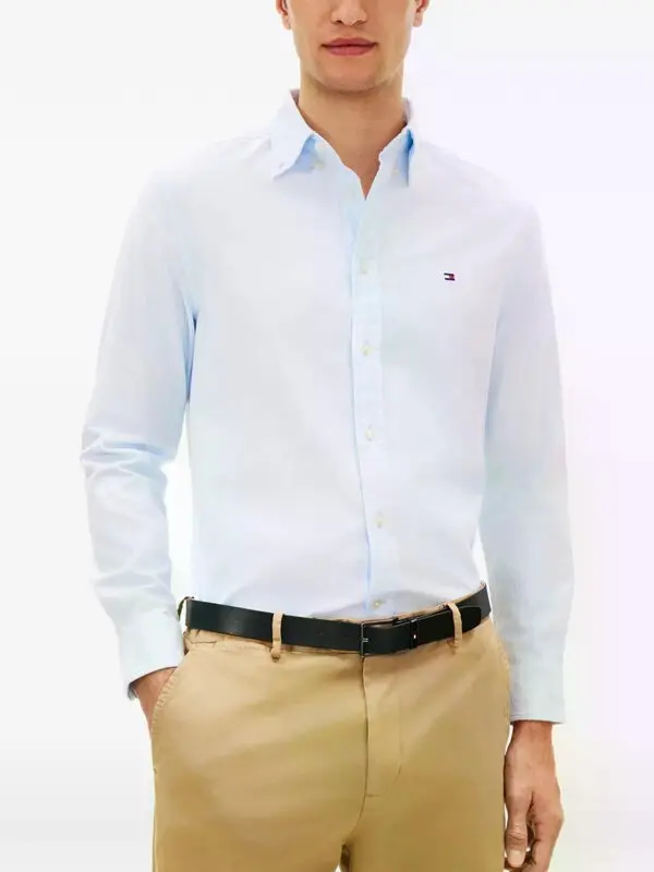 Tommy Hilfiger Flex Technology Long-sleeve Shirt - Blue