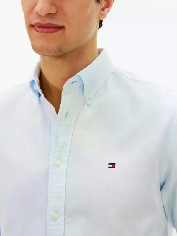 Tommy Hilfiger Flex Technology Long-sleeve Shirt - Blue