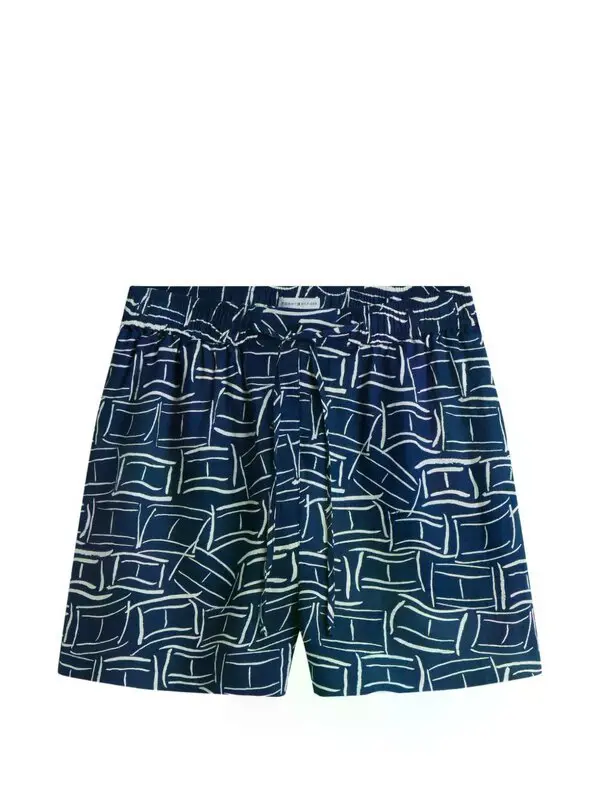 Tommy Hilfiger Printed Drawstring Shorts