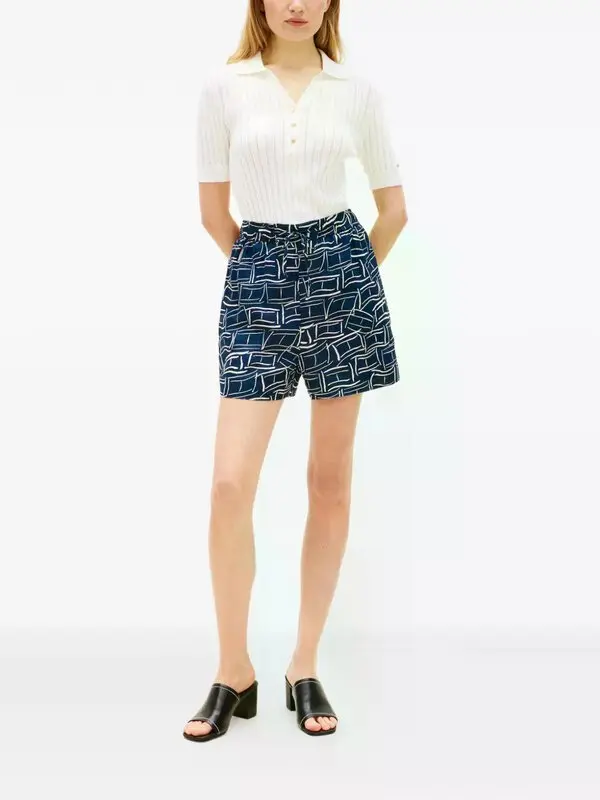 Tommy Hilfiger Printed Drawstring Shorts