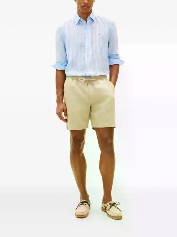 Tommy Hilfiger Dover Drawstring-waistband Shorts - Neutrals