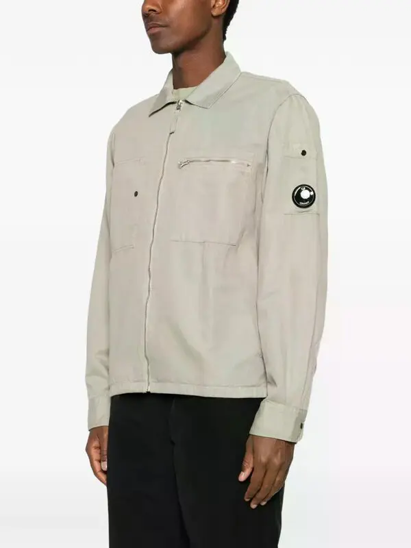 C.P. COMPANY Lens-detail Zip-up Overshirt