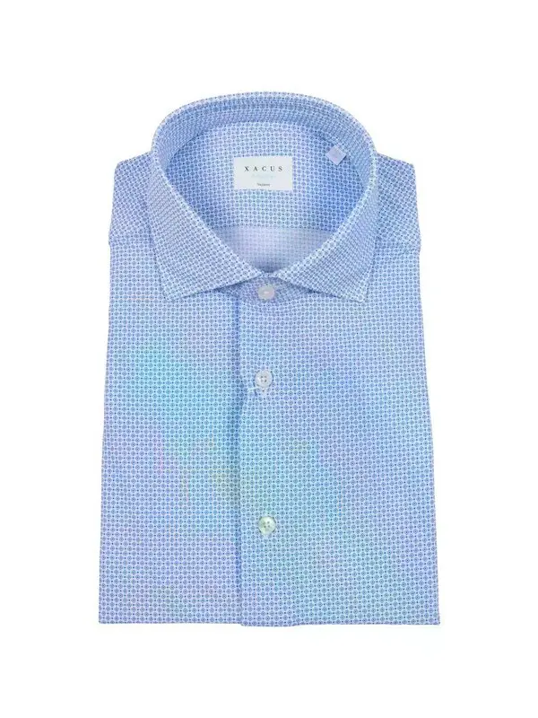 XACUS Geometric-print Shirt - White