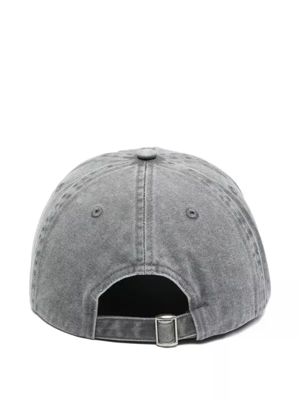 SUNFLOWER Flower-embroidered Baseball Cap - Grey