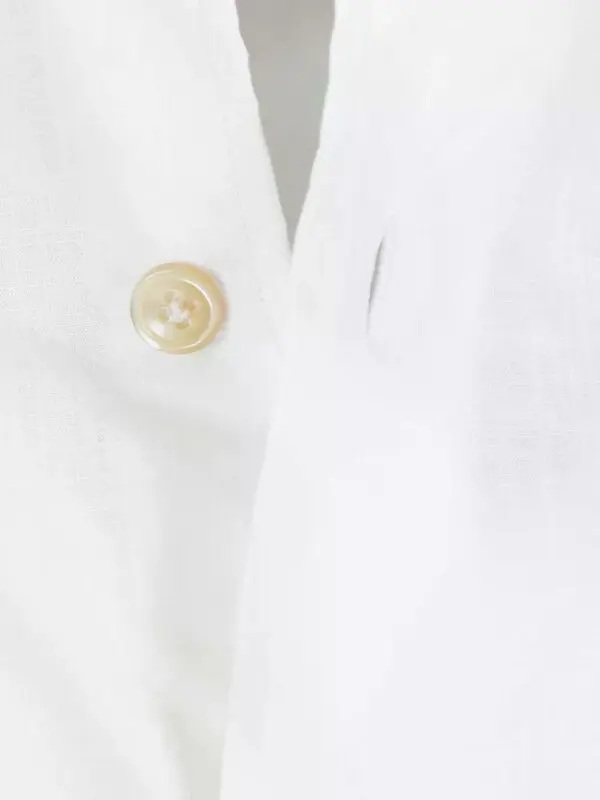 LUIGI BORRELLI Slub-texture Long-sleeve Shirt