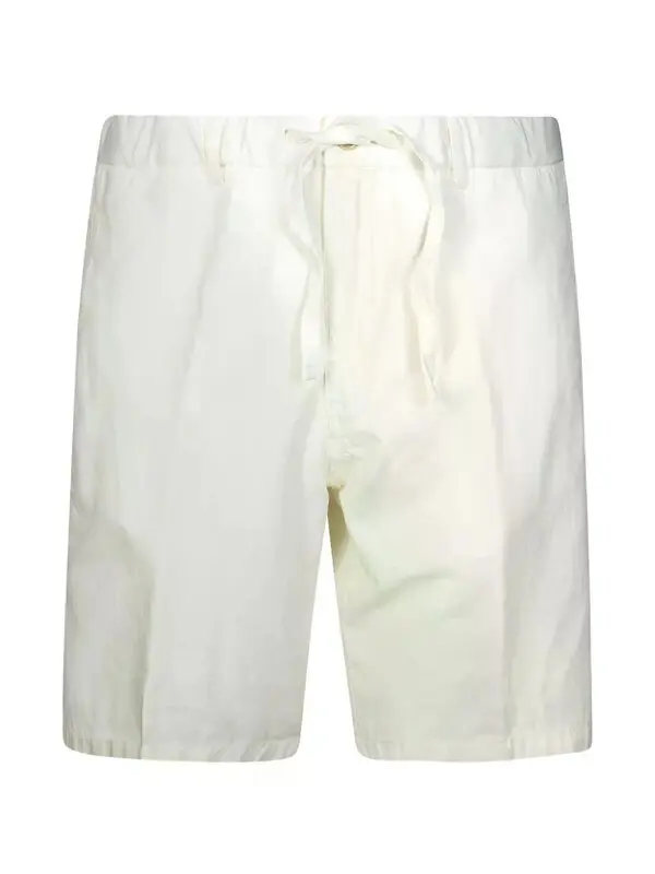 BRIGLIA 1949 Drawstring-waist Bermuda Shorts - White