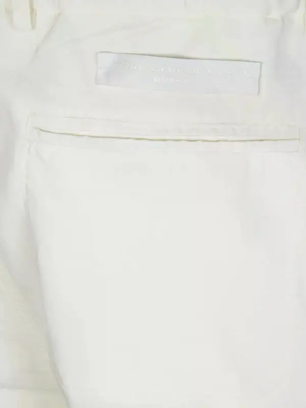 BRIGLIA 1949 Drawstring-waist Bermuda Shorts - White