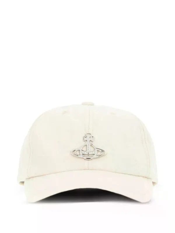VIVIENNE WESTWOOD Orb Plaque Baseball Cap - Neutrals