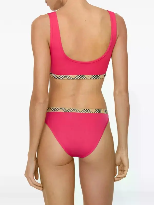 Burberry Check Trim Bikini Briefs