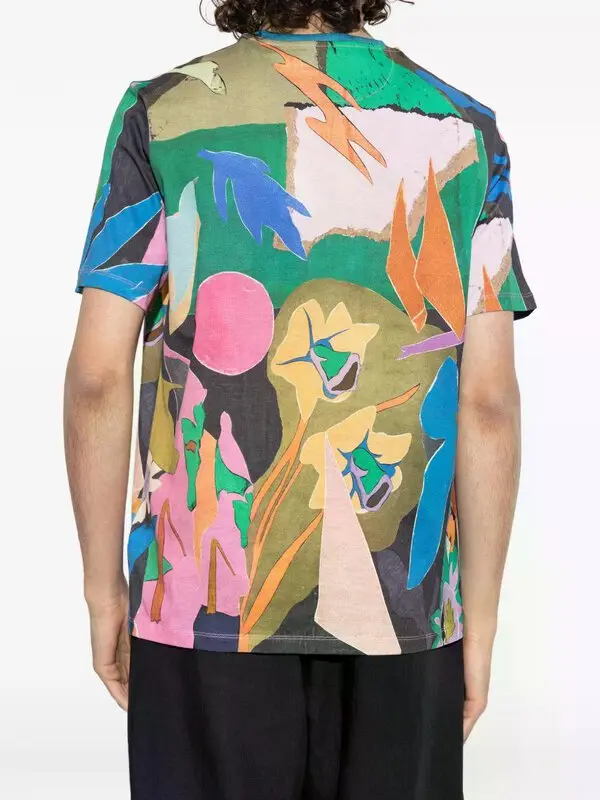 Paul Smith Abstract Floral-print T-shirt