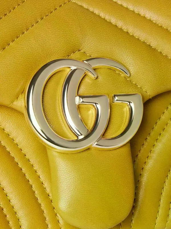 Gucci Gg Marmont Small Chevron-quilted Shoulder Bag