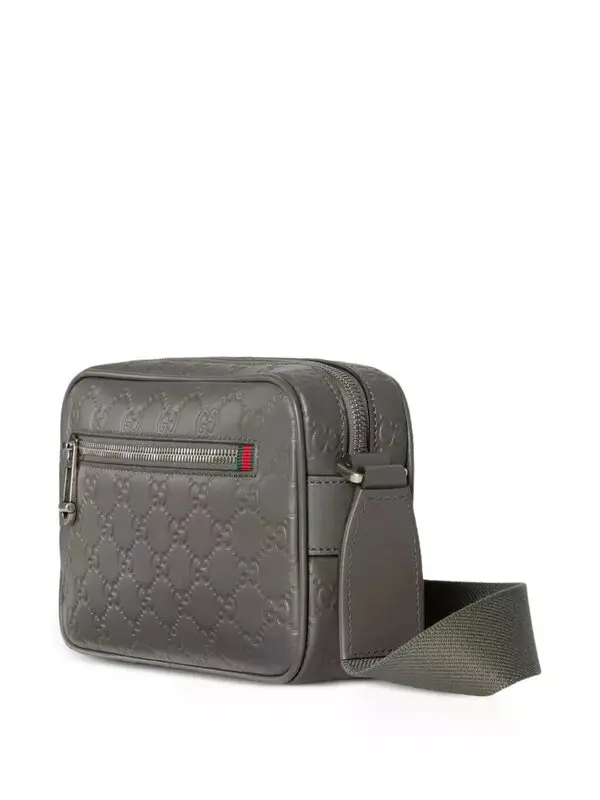 Gucci Gg Leather Shoulder Bag