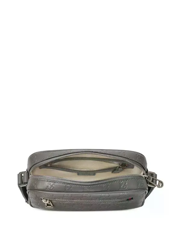 Gucci Gg Leather Shoulder Bag